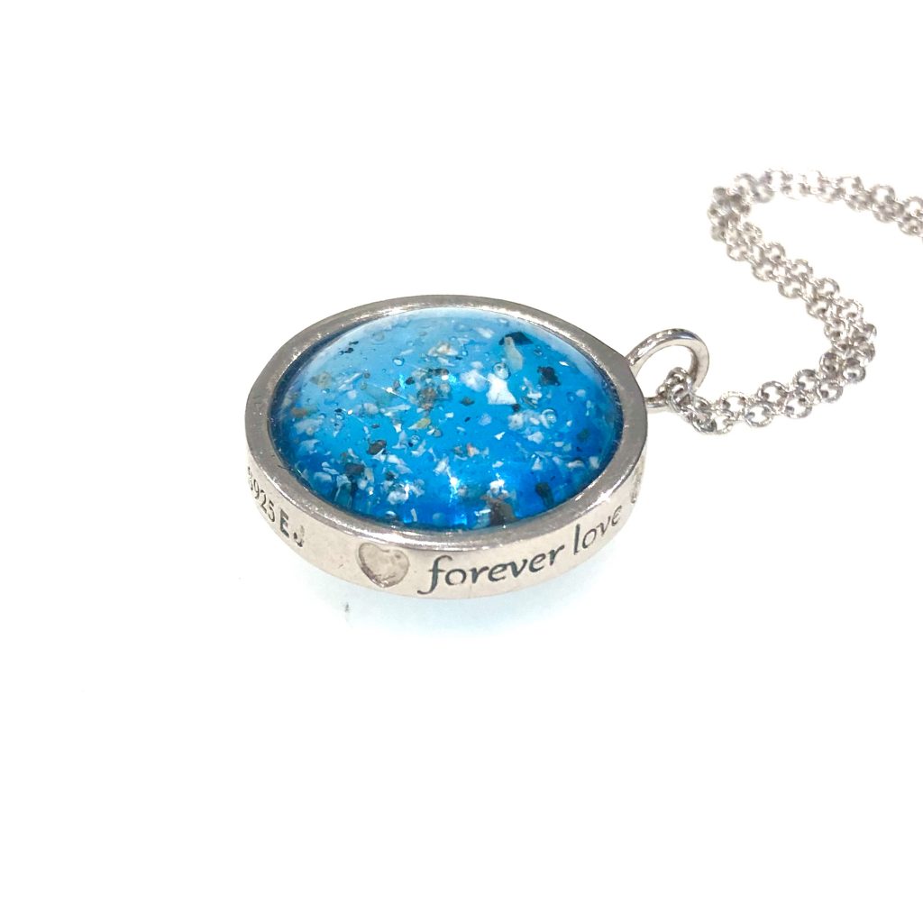 Double Sided Sterling Silver Ashes Pendant – Ashes to Heirloom